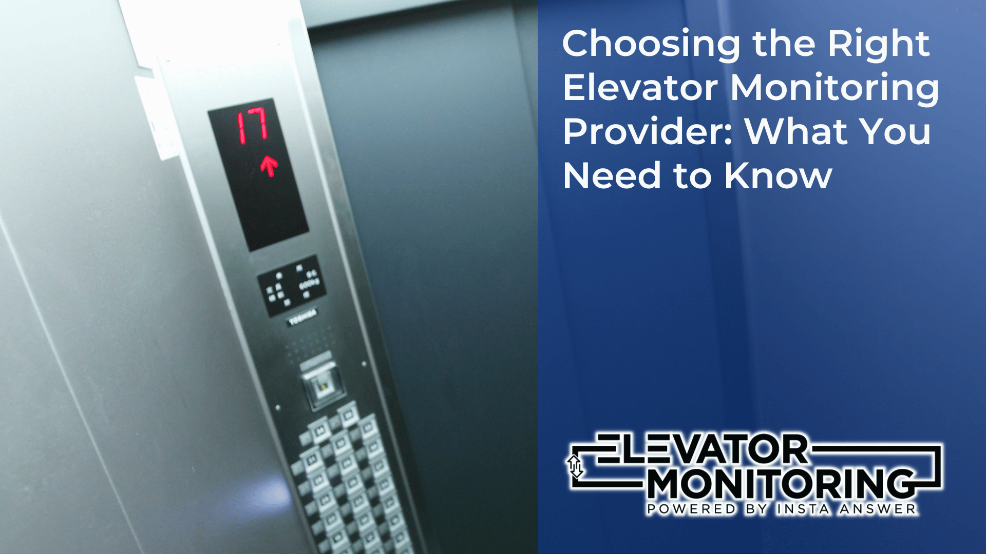 How to Choose the Right Elevator Monitoring Provider